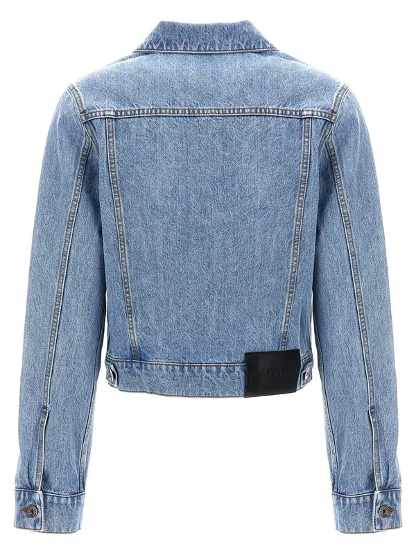 J.W.ANDERSON Padlock Strap Trucker Jacket - Light Blue