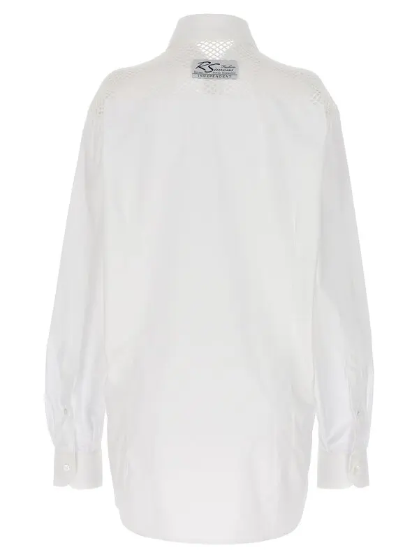 Raf Simons Mesh Insert Shirt - White