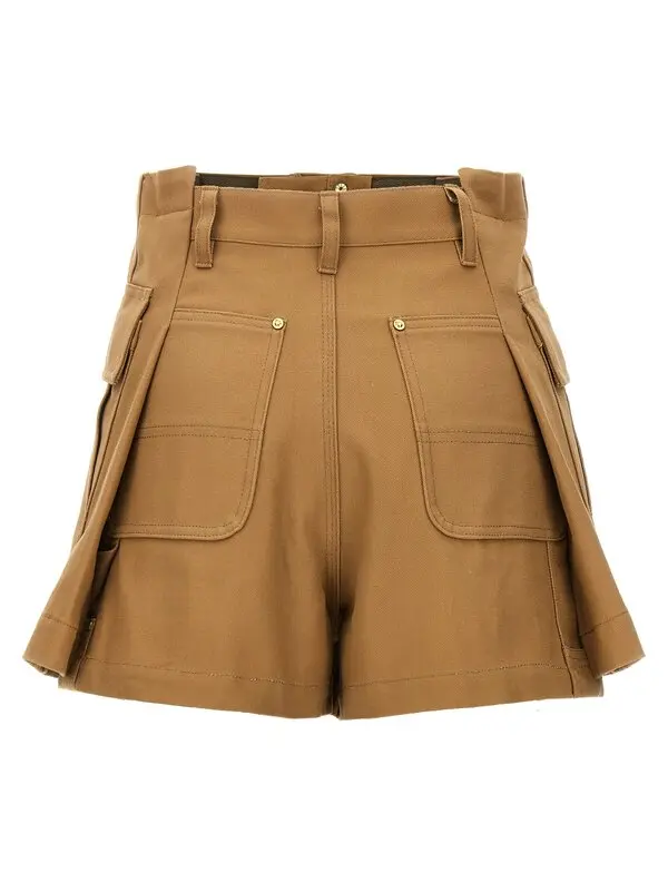 Sacai X Carhartt Wip Shorts - Beige | Editorialist