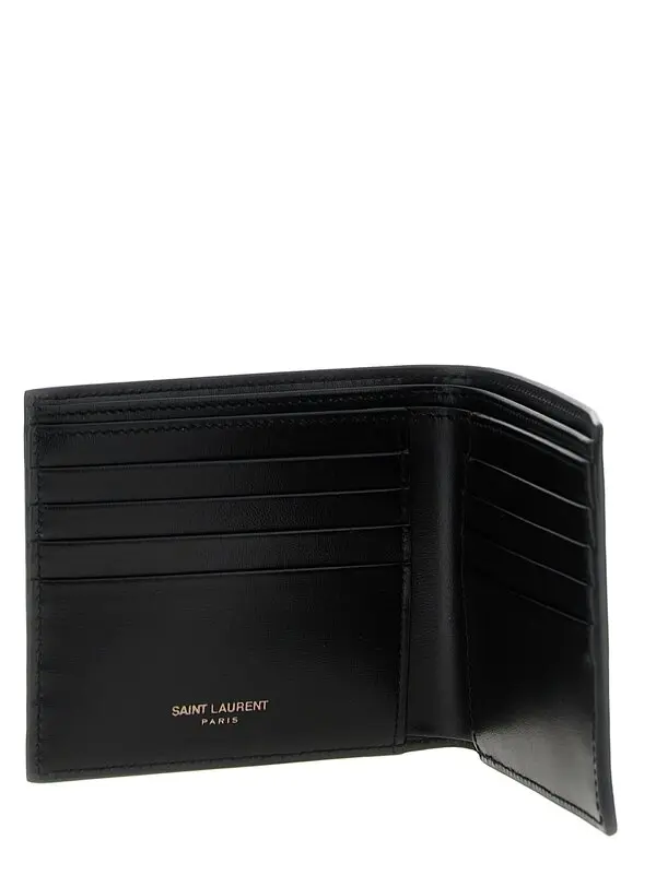 Saint Laurent Logo Leather Wallet