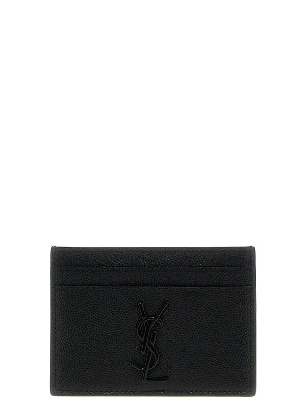 Saint Laurent Monogramme' Cardholder - Black