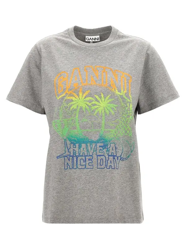 GANNI Have A Nice Day' T-shirt