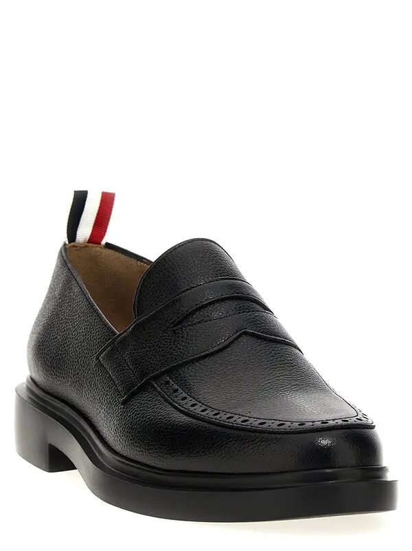 Thom Browne Pebble Grain Leather Penny Loafers