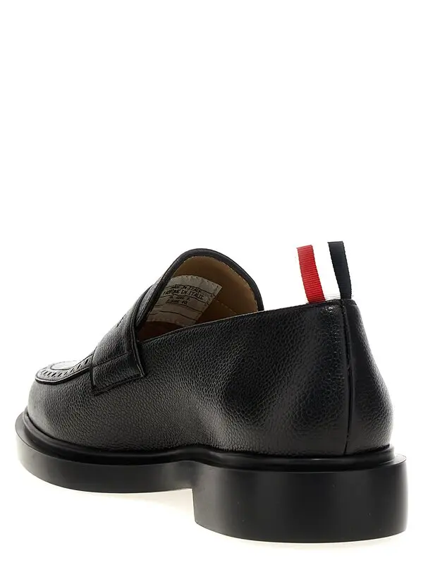 Thom Browne Pebble Grain Leather Penny Loafers