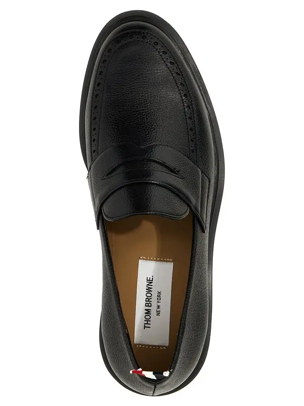 Thom Browne Pebble Grain Leather Penny Loafers