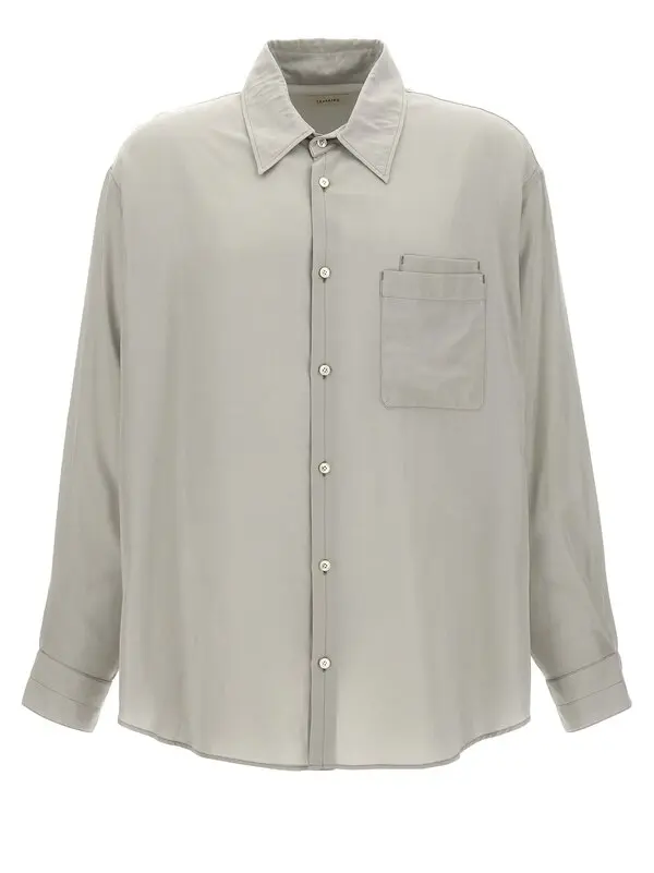 Lemaire Double Pocket' Shirt - Gray | Editorialist