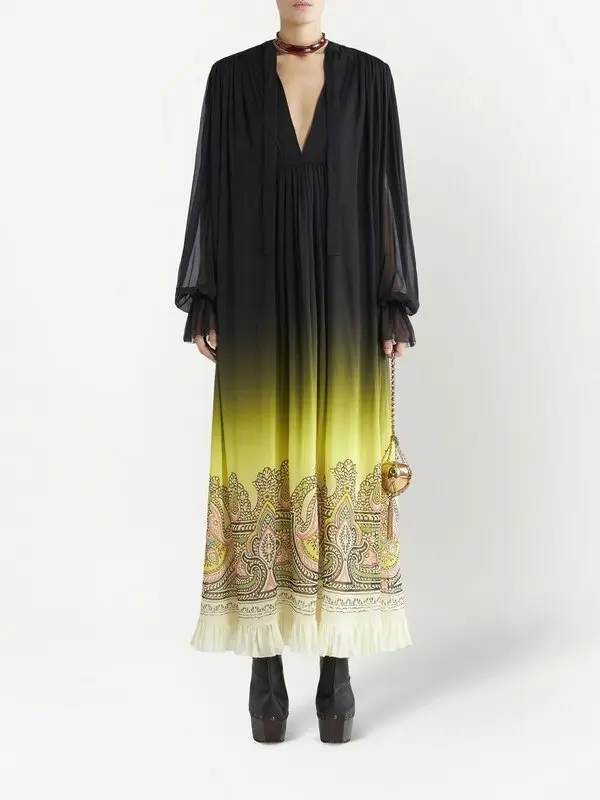 Etro Printed Silk Dress