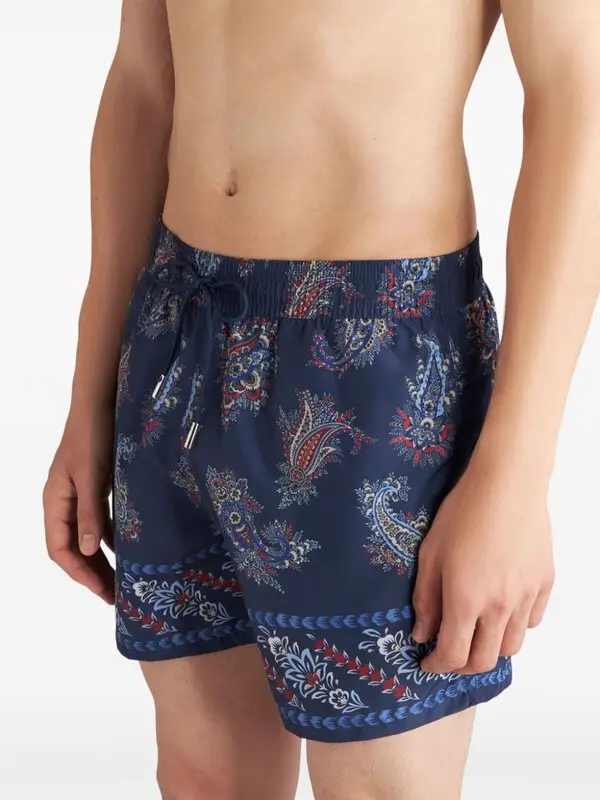 Etro Printed Swim Trunks