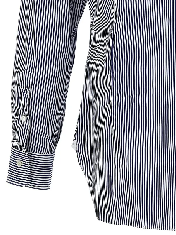 BARBA NAPOLI Striped Shirt - Blue