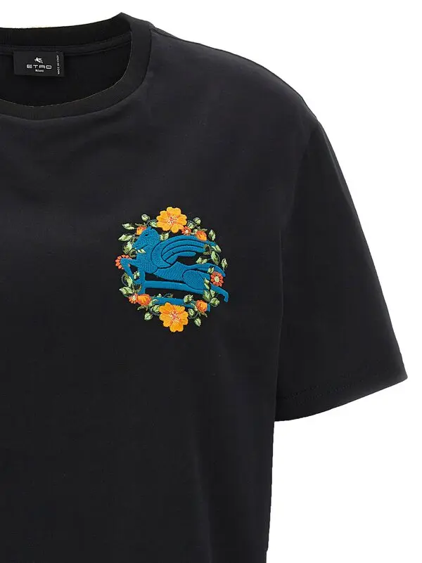 Etro Logo Embroidery T-shirt