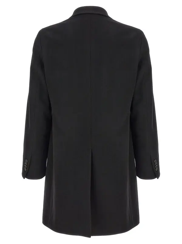 Tagliatore Single-breasted Coat - Black