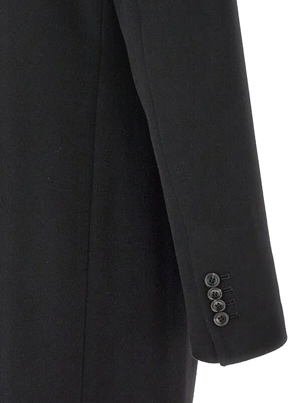 Tagliatore Single-breasted Coat - Black