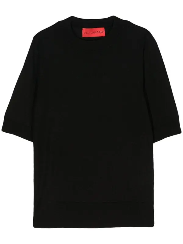 WILD CASHMERE Silk And Cashmere Blend Sweater - Black