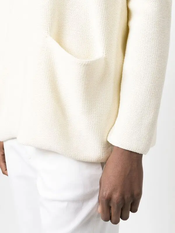 DANIELA GREGIS Cotton Boat Neck Jumper - White
