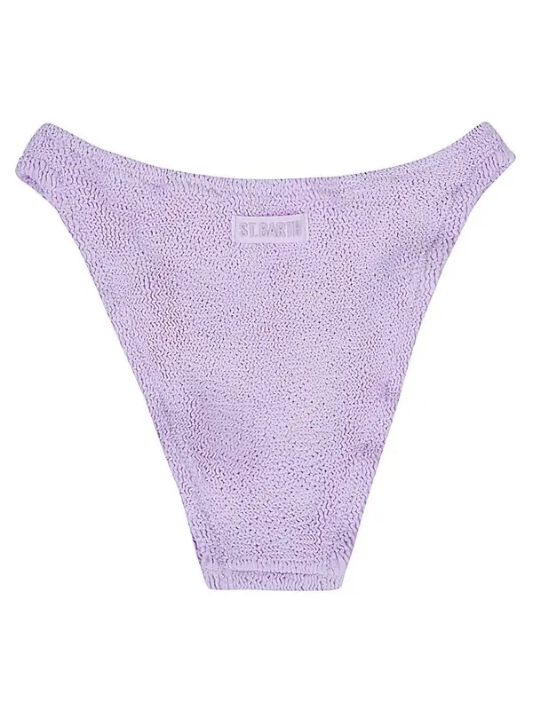MC2 SAINT BARTH High-waisted Bikini Bottom - Purple