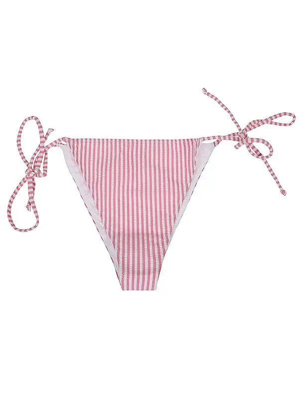 MC2 SAINT BARTH Adjustable Laces Bikini Bottom - Pink