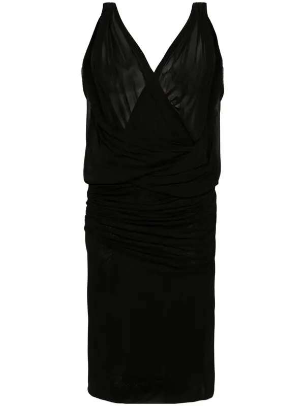 Saint Laurent V-neck Mini Dress