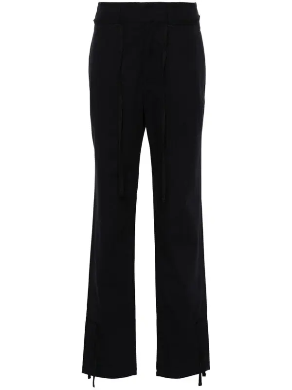 LEMAIRE Cotton Drawstring Trousers - Blue
