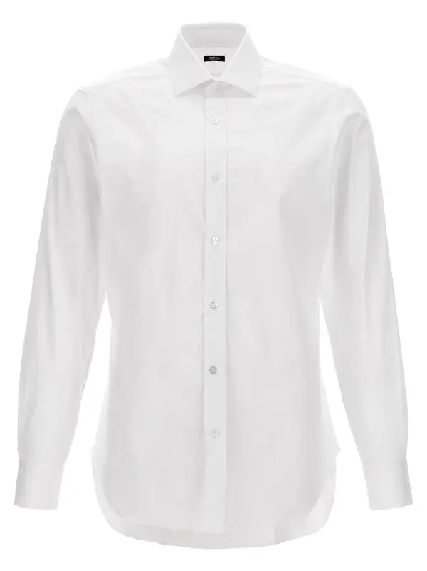 BARBA NAPOLI Poplin Shirt - White