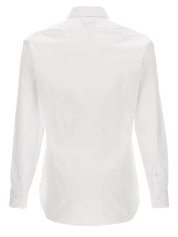 BARBA NAPOLI Poplin Shirt - White