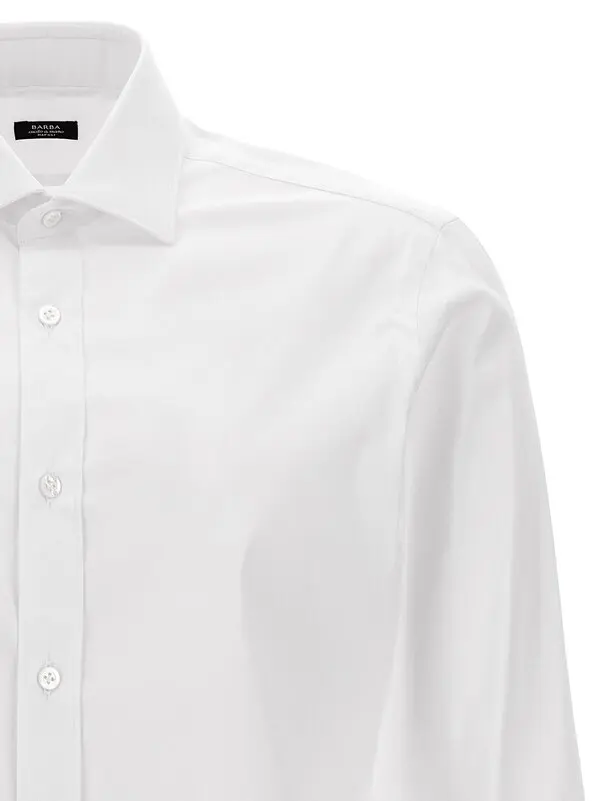 BARBA NAPOLI Poplin Shirt - White