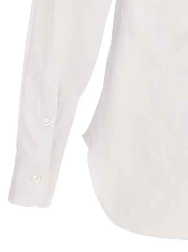 BARBA NAPOLI Poplin Shirt - White