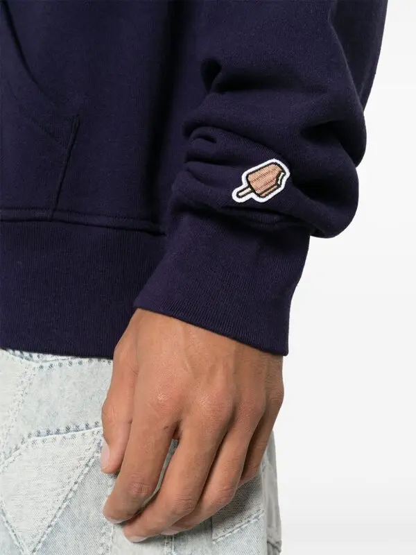 ICECREAM Cones&bones Printed Hoodie - Blue