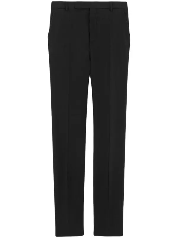 Saint Laurent High-waisted Trousers - Black