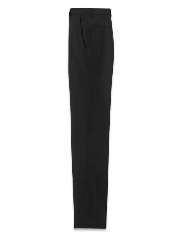 Saint Laurent High-waisted Trousers - Black