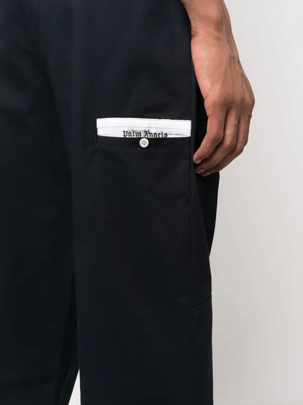 Palm Angels Straight-leg Trousers - Blue