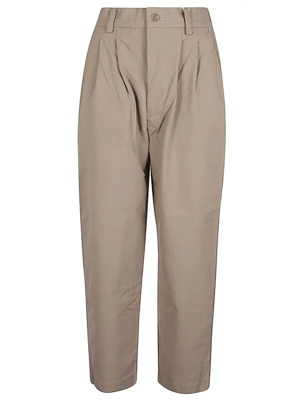 SARAHWEAR Cotton Trousers - Beige