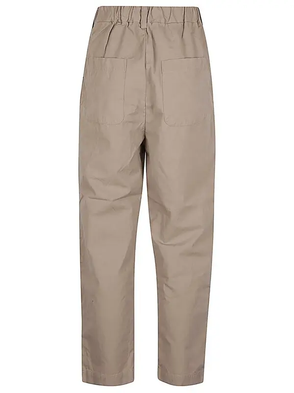 SARAHWEAR Cotton Trousers - Beige