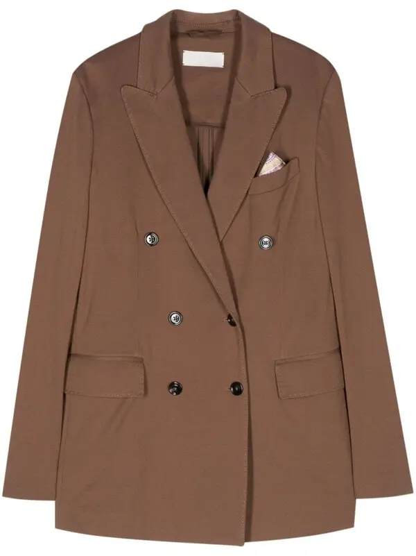 CIRCOLO 1901 Double-breasted Pique Jacket