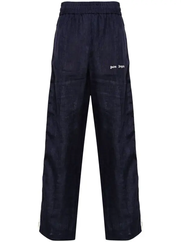 Palm Angels Logo Track Pants - Blue