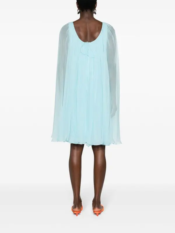 Max Mara Silk Midi Dress - Clear Blue