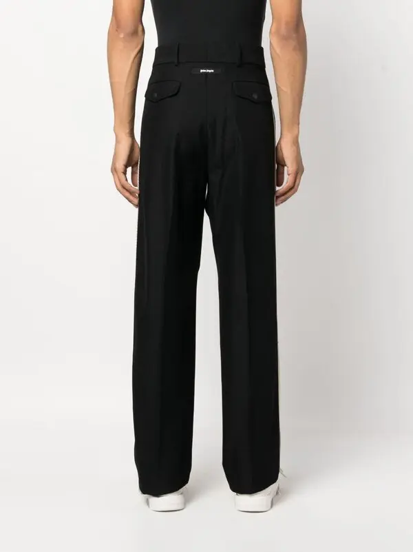 Palm Angels Cotton Track Pants - Black
