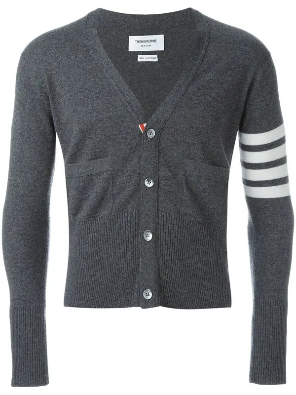 Thom Browne 4-bar Cashmere Cardigan