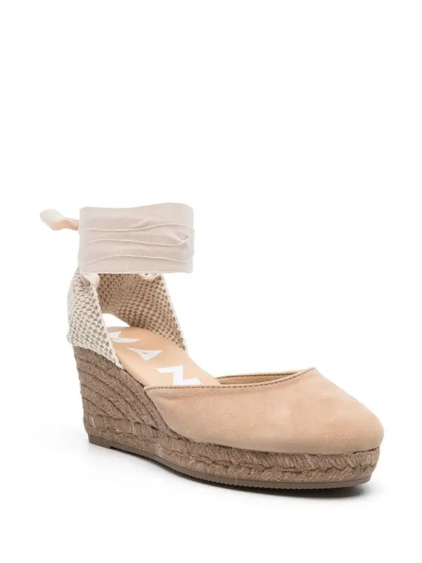 Manebí Hamptons Suede Espadrilles - Dove Grey