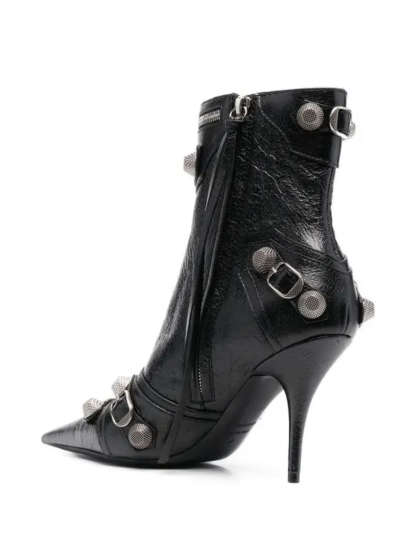 Balenciaga Le Cagole Ankle Boots - Black