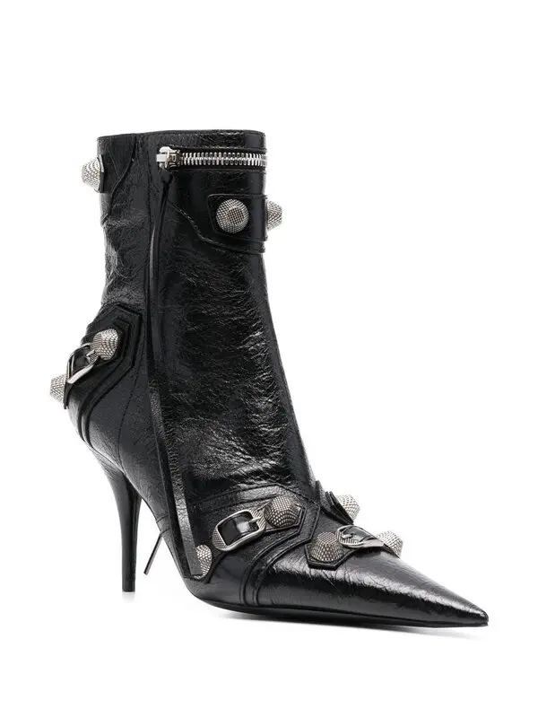 Balenciaga Le Cagole Ankle Boots - Black