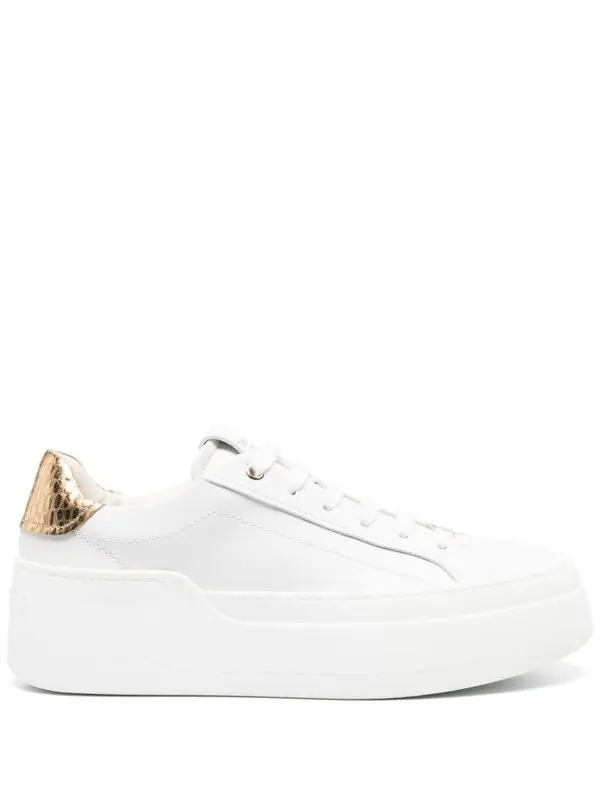 FERRAGAMO Platform Leather Sneakers