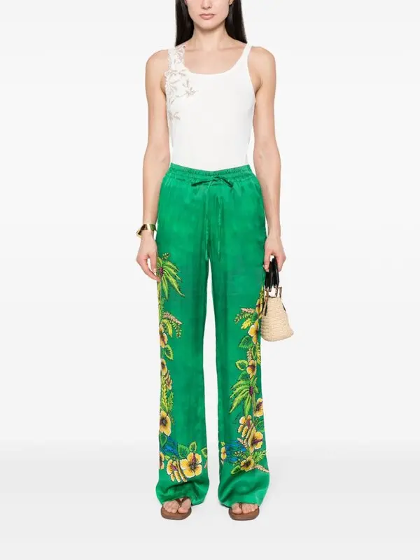 ERMANNO FIRENZE Embroidered Tank Top