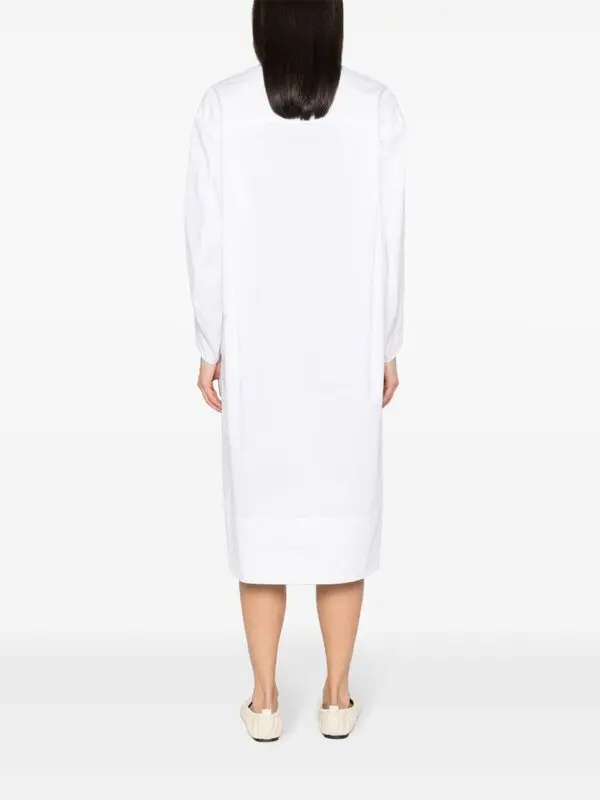 Khaite Brom Cotton Tunic Dress