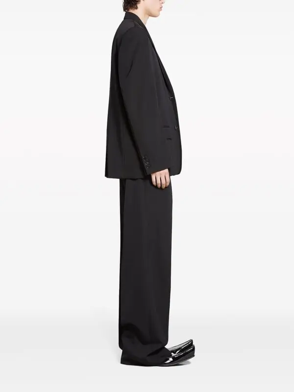 Balenciaga Wool Single Breasted Blazer Jacket