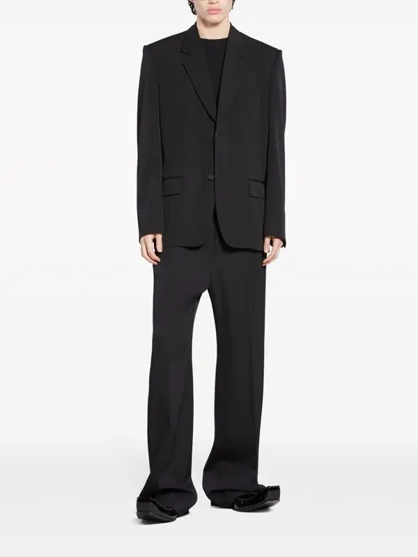 Balenciaga Wool Single Breasted Blazer Jacket