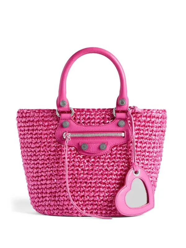 Balenciaga Le Cagole Panier Small Tote - Pink