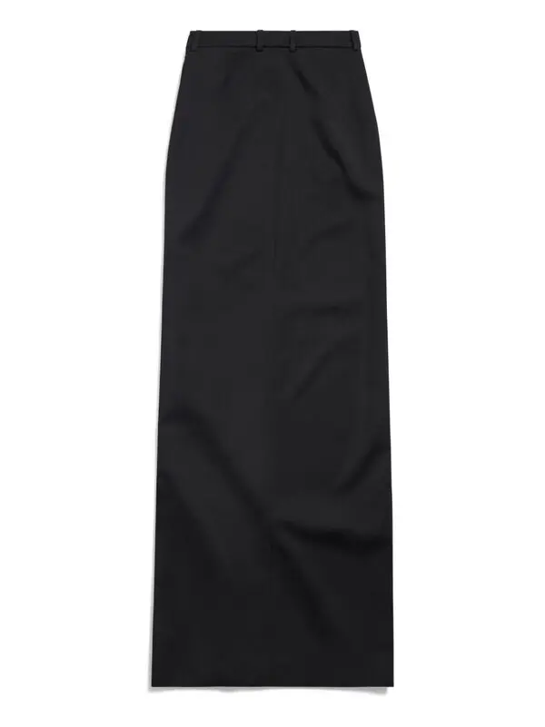 Balenciaga Wool Midi Skirt