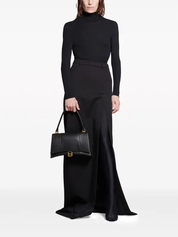 Balenciaga Wool Midi Skirt