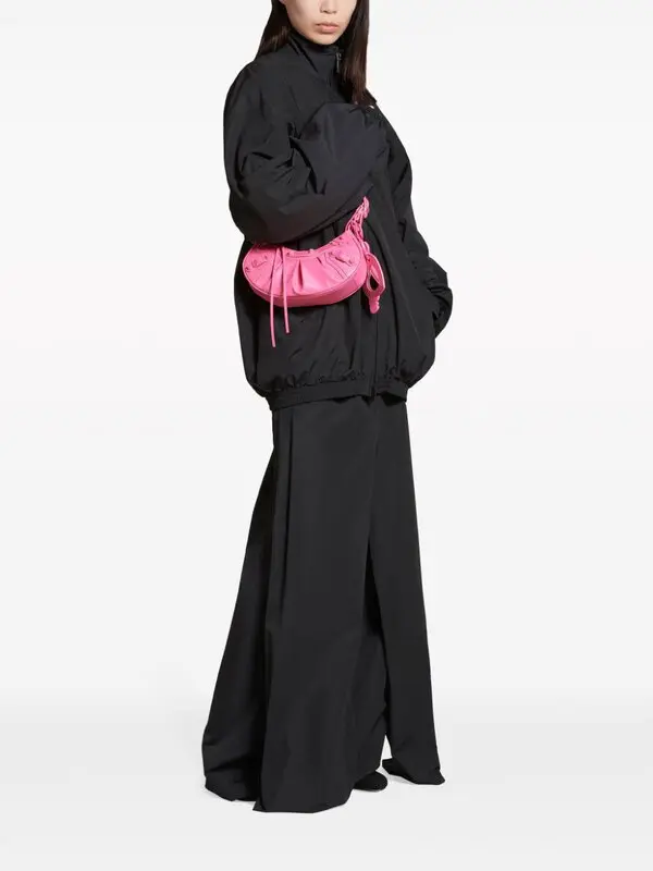Balenciaga Le Cagole Xs Leather Shoulder Bag - Fuchsia
