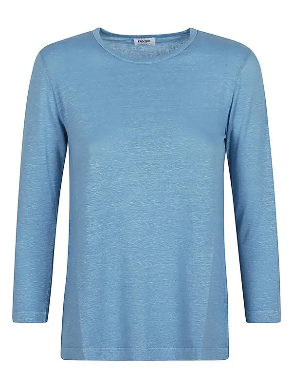 BASE Linen Jersey Long Sleeve T-shirt